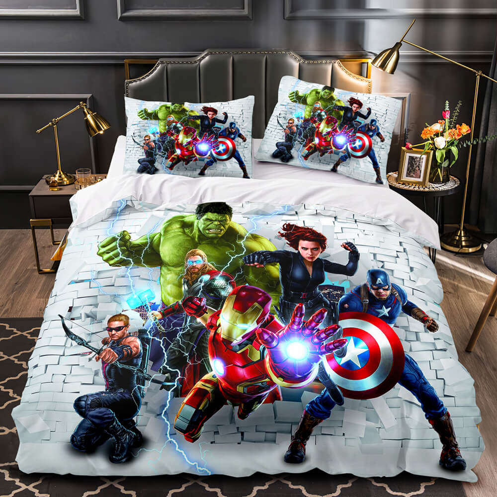 Avengers Bedding Set Quilt Cover Without Filler EBuycos