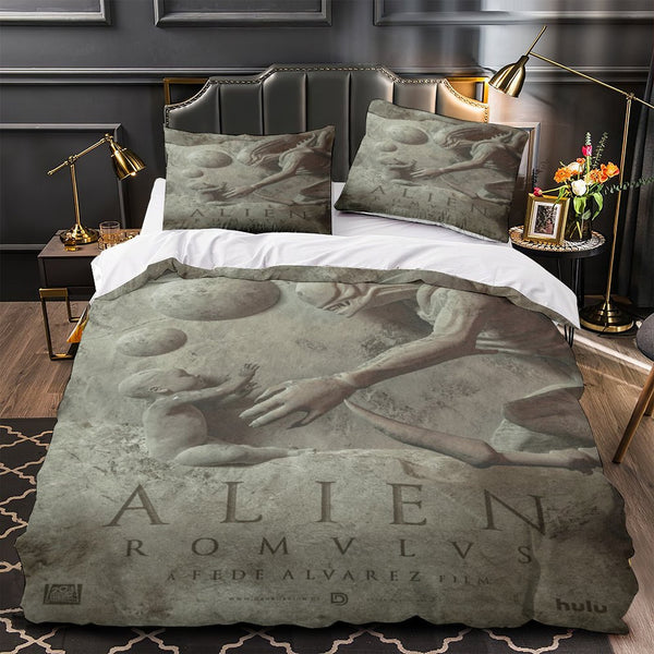 Alien Romulus Bedding Set Pattern Quilt Cover Without Filler – EBuycos