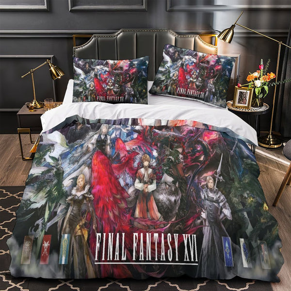 Final Fantasy Bedding Set Pattern Quilt Cover Without Filler – EBuycos