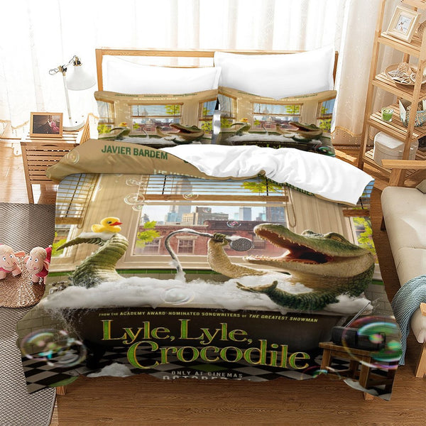Lyle Lyle Crocodile Bedding Set Pattern Quilt Cover – EBuycos