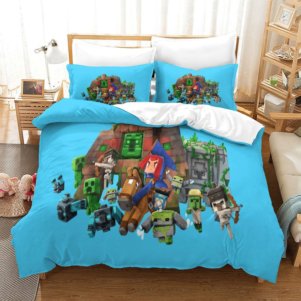 Minecraft Legends Duvet Cover Bedding Set Without Filler – EBuycos