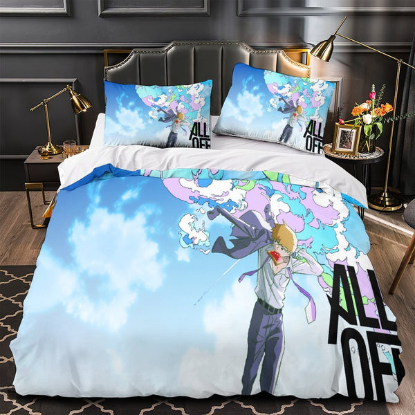 Mob Psycho 100 Bedding Set Pattern Quilt Cover Without Filler – EBuycos