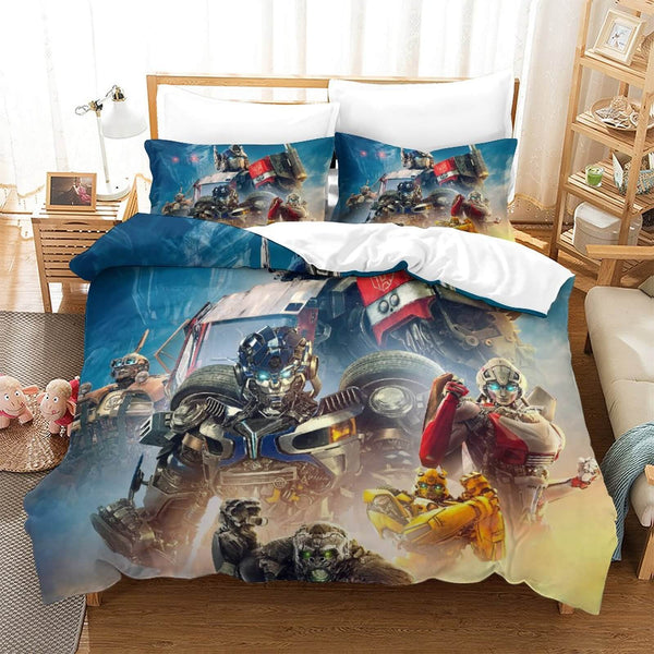 Transformers Rise of the Beasts Bedding Set Quilt Duvet Cover – EBuycos