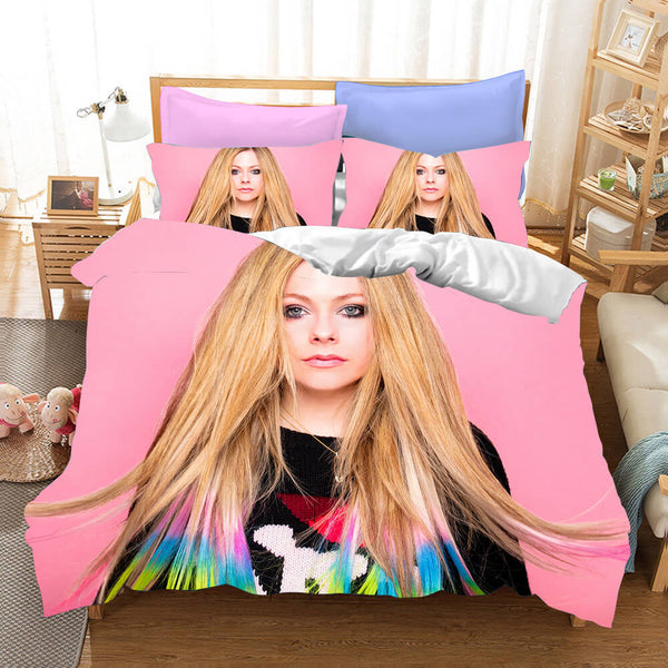 Avril Ramona Lavigne Cosplay Bedding Set Quilt Cover Without Filler ...