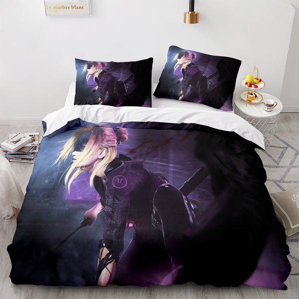 Cyberpunk 2077 Bedding Set Quilt Cover Without Filler – EBuycos