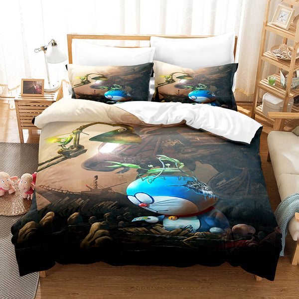 Doraemon Cosplay Bedding Set Quilt Cover Room Decoration – EBuycos
