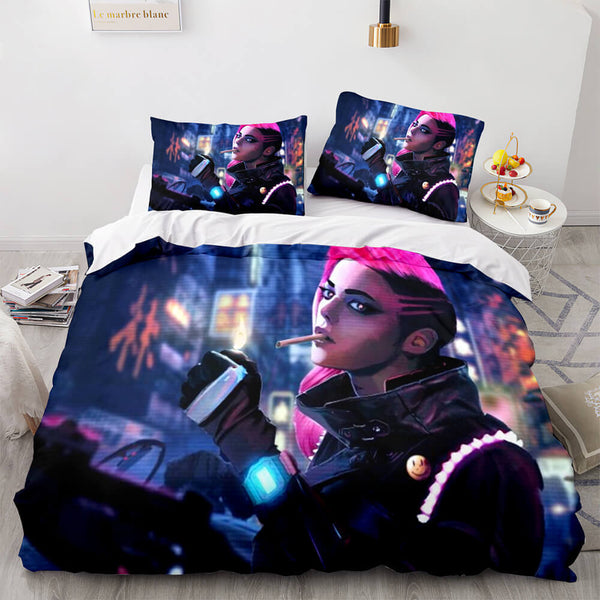 Game Cyberpunk 2077 Bedding Set Cosplay Quilt Covers Without Filler ...