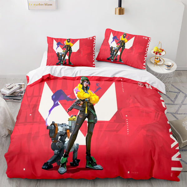 Game VALORANT Bedding Set Cosplay Quilt Cover Without Filler – EBuycos