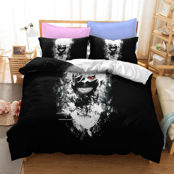 Japan Anime Tokyo Ghoul Cosplay Bedding Set Quilt Cover Without Filler ...