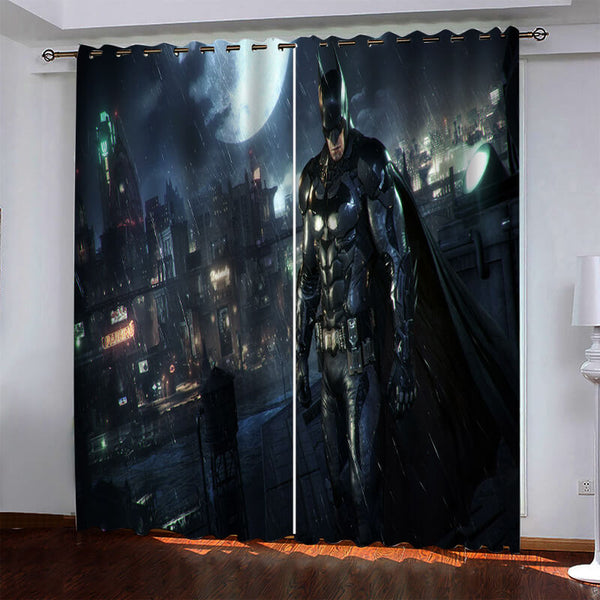 Superhero Batman Curtains Blackout Window Drapes - EBuycos