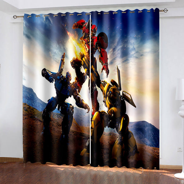 Transformers Curtains Blackout Window Drapes – EBuycos