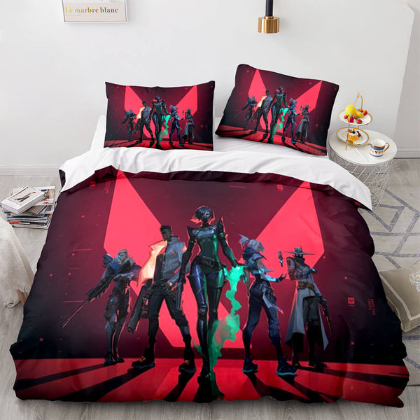 VALORANT Bedding Set Cosplay Quilt Cover Without Filler – EBuycos