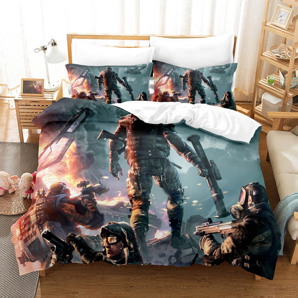 Warface War Front Cosplay 3 Piece Bedding Set Quilt Covers – EBuycos